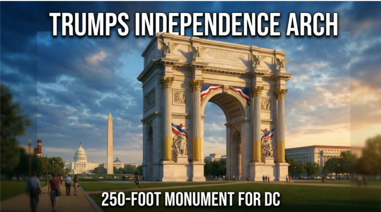 Trump’s Monumental Ambition: A 250-Foot “Independence Arch” to Reshape ...